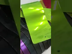 Chrome Golden Green Illusion Solid Polyester resin powder coating paint