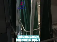 Custom White Egg Hens Chicken Pp/polypropylene Manure Manure Conveyor Belt