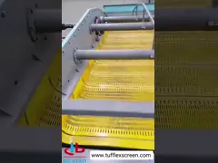 China Polyurethane Flip-Flop Screen Panel with 8mm Holes for Wet Clay Screening and Self-Cleaning Action for sale