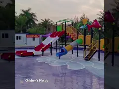 China Fiberglass Outdoor Big Pool Swimming Amusement Park Water Playground Water Slides and Playgrounds Plastic Slide for sale