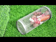 Vegetable Supplier Stainless  Customized Barbecue Wire Mesh Stainless Steel BBQ Grill Mat Multifunct