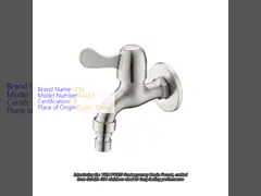 Contemporary Style Basin Faucets Deck Installation With 304 Stainless Steel Material