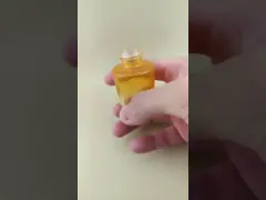 New Design Gradual Change Clear Orange Smooth Glass Bottle K-GBL30 for Soaking Lotion