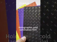 Cina Pellicola di laminazione a freddo lenticolare 3D olografica con motivo occhio di gatto per fogli o rotoli in vendita