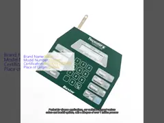 PET Membrane Switch With Glossy/Matte/Frosted Surface For Electronic Devices With Customizable Thickness