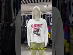 China Custom Printing Or Embroidered Hoodie Screen Graphic Printed Oversized Boxy Pullover Cropped for sale