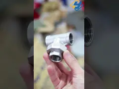 OEM, ODM Stainless Steel Screwed Pipe Fittings Tee Union