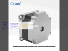 Casun Nema 23 Factory Prices 780mN.m 3.4V High Tough Hybrid Stepper Motor for CNC