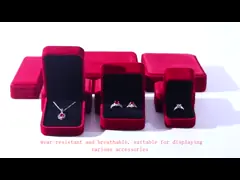 China Customizable Luxury Velvet Jewelry Box with Magnetic Closure - Multiple Sizes 12x8x4cm to 20x15x8cm for sale