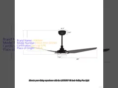 China Wholesale    52 Inch Ceiling Fan With Light For Dining Room Lighting Decoration Led Ceiling Fan Light for sale