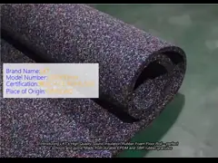 China Commercial Home Use 3mm-20mm Acoustic Underlay Rubber Foam Roll Mat Sound Reduction with Shock Absorption for Gym Application for sale