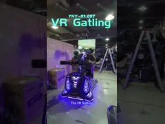 China China Manufacturer 9D Shooting VR Gatling Indoor Arcade Game Machine Standing Shoot Gaming in Amusement Park  for sale