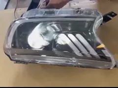 Plastic Black Car LED Headlight For Toyota HILUX REVO ROCCO