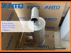 4191361 Muffler HITACHI Excavator Spare Parts Fitting For EX200 EX200K RX2000