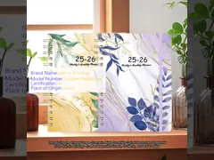 Travel Usage Scenario High Durability Spiral Hardcover Notebook with Embossed Design Technique