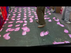 China P2.976 Eco Friendly Digital Dance Floor Light Up Disco Dance Floor Customizable Patterns for sale