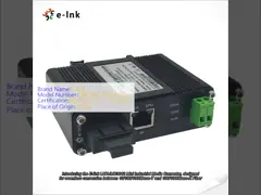 Mini Industrial 10/100/1000Base-T to 100/1000Base-X Media Converter