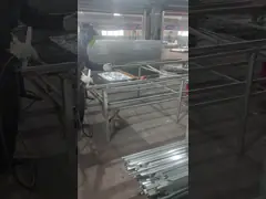 How is galvanized temporary fence produced