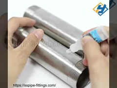 304/316 Stainless Steel Long Barrel Nipple High Quality Union Type Male