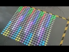 SMA5050 P50 Waterproof Flexible LED Mesh Screen Building Media