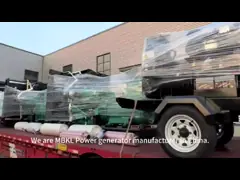 中国 180A 100KW YC4A180L-D20 オープンタイプ ジェネセット ユチャイ ディーゼル発電機セット 販売のため