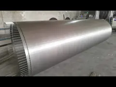 Wedge Wire Rotary Screen Drum Of Stainless Steel For Waste Water