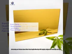 China Width 1220mm Mirror Acrylic Sheet Cut To Size Rose Gold Color Option for sale