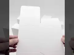 White cardboard box universal packaging box white paper box neutral paper square gift box