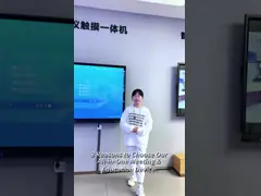 China Multitasking Touch Screen Smart Board 4K Precise IR Touch Smart Board Interactive Display for sale