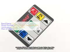 China PU Droplet Keyboard Overlay Printing Name Plate for Durable Keyboards for sale