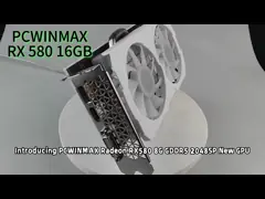 China PCWINMAX Radeon RX 580 16GB Graphics Card, 2048SP GDDR5 256 Bit GPU, PCIE 3.0 Gaming Video Card with HD/DP/DVI Ports for Desktop Computer for sale