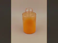 New Design Orange Smooth Glass Bottle for Soaking Lotion