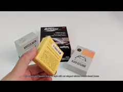 Cosmetic packaging box with window