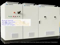 600kW banco de ensaio de desempenho e fiabilidade de caixa de engrenagens e eixo