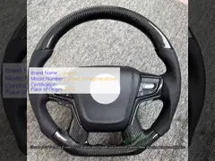 Carbon fiber steering wheel modification for T-o-yota C-rown 12-14 generations