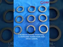 China Custom Silicon Carbide Thrust Ring for High-Temperature Corrosion Resistance for sale