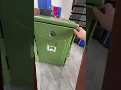 China PU Foam Insulated Sheet Pan Carrier 6 Layers Dark Grey Insulated Food Transport Box for sale