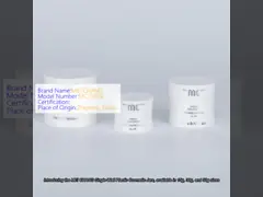 Single-Wall Design 15g 30g 50g Plastic Cosmetic Jar for Eye Serum and Regenerating Cream