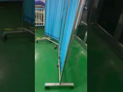 China Waterproof Hospital Furniture Accessories Three Section Examination Patient Partition Screen for sale