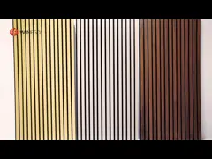 China Decorative And Functional Wood Slat Acoustic Panels For Restaurant Decoration for sale