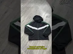 China Custom Embroidered Logo Track Nylon Jacket Windbreaker Color Contrast Patchwork Lightweight Waterproof Jacket for sale