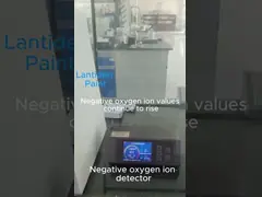 Lantiden Paint See the Air Purify Power with Negative Oxygen Ions! | Lab Test