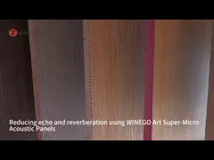 Super Micro Perforated Acoustic Panels MDF Board Noise Reduction 0.8 NRC