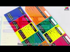 China Custom Security  Tag Waterproof Resistant Tear  Safety Inspection Marking Labels  PVC  Management Tag for sale