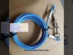 Cina Cani medi legate via cavo e palo per cani fino a 60 libbre 20 piedi in vendita