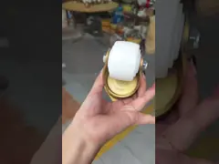 China Industrial Heavy Duty Nylon Caster Wheels 58mm 35mm For Airport Baggage Carts for sale