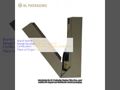 XL Packaging Custom Packaging Box Factory Paper Alcohol Whisky Wine Packaging Box Cardboard Magnetic Double Door Gift Box
