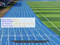 School-Use Hybrid Plastic Running Track, Non-Toxic, Moderate Elasticity, Student Safety, Durable and Aesthetic, Meets Education Standards, Builds Premium Sports Fields