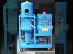 Small capacity full-function lubricating oil vacuum purifier 600L/H