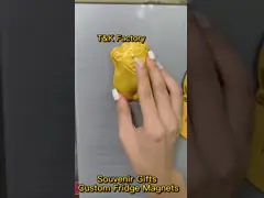 China Promotional Souvenir Gifts Custom Bear Fridge Magnets Badge Full Colorful Oekotex TPU Shape Magnets for sale